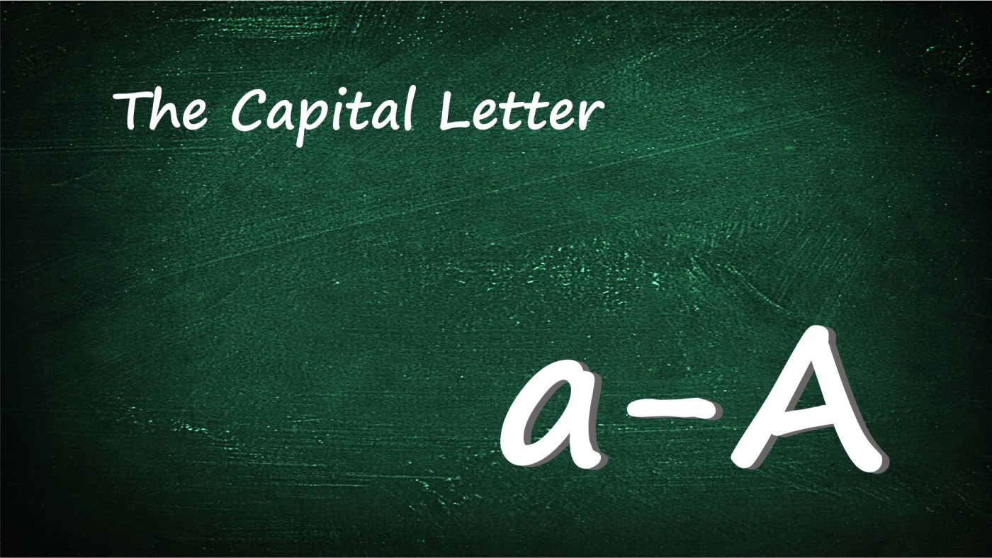 The Capital Letter – Teacher Robin Mendoza