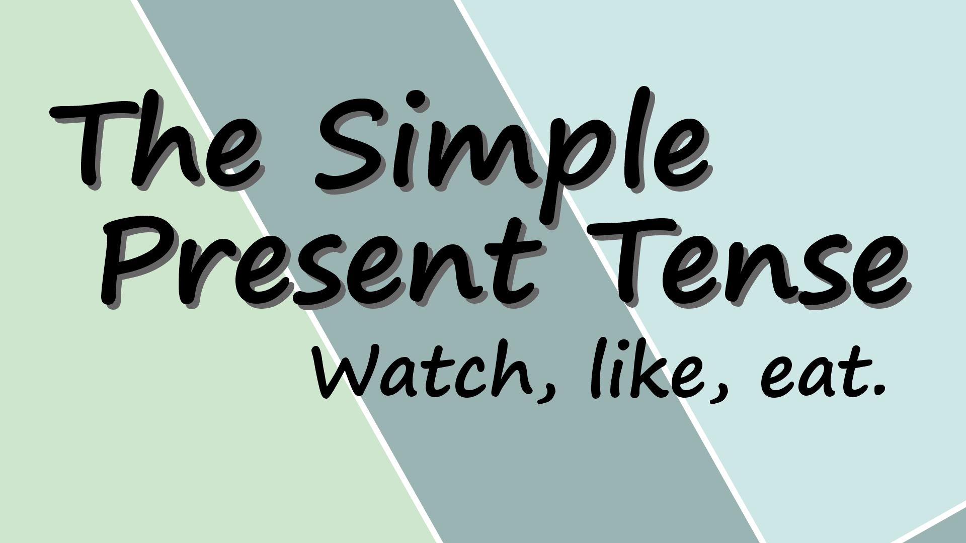 The Simple Present Tense – Teacher Robin Mendoza