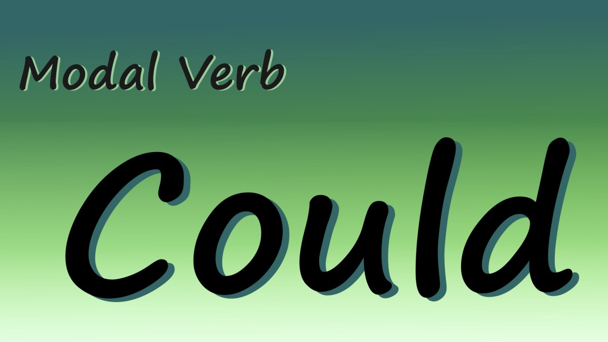 Modal verb Could – Teacher Robin Mendoza